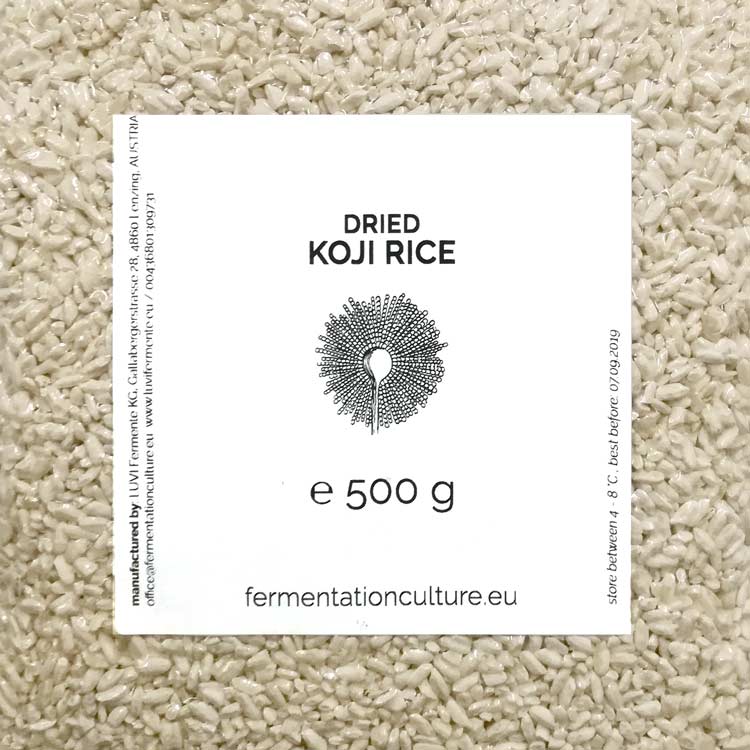 Buy dried Koji Rice - fermentationculture.eu